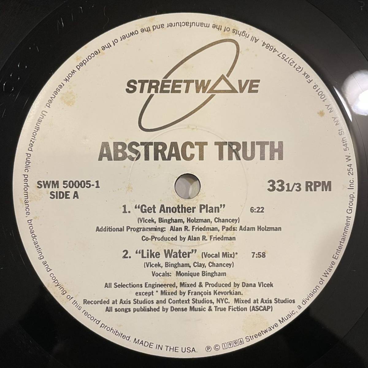 【傷や汚れあり】【12inch レコード】Abstract Truth 「Get Another Plan」の落札情報詳細 - ヤフオク落札 ...