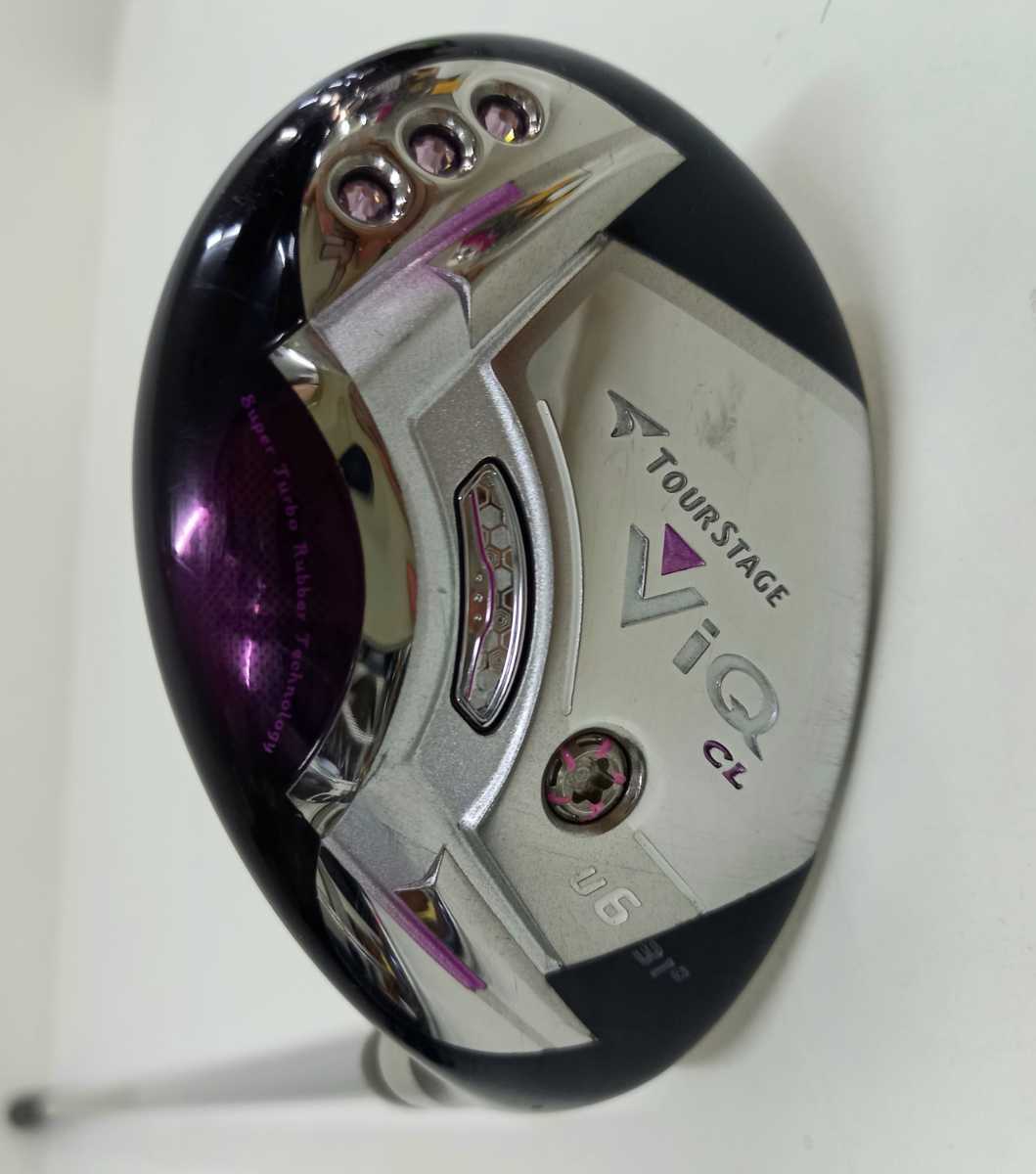 【やや傷や汚れあり】 G BRIDGESTONE ツアーステージ ViQ CL ユーティリティー 2012 レディス U6 VT-401U FLEX R ゴルフクラブ ケース付 ブリヂストン ...