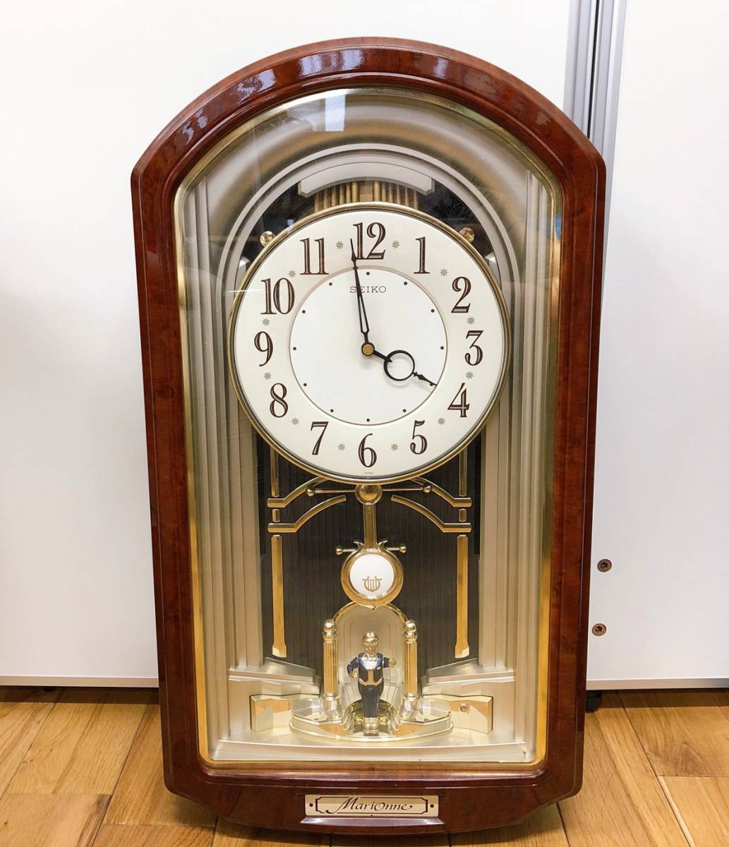 【やや傷や汚れあり】SEIKO セイコー MariOnne RE526B 壁掛け時計 からくり時計 掛け時計 1185ー1埼の落札情報詳細 ...