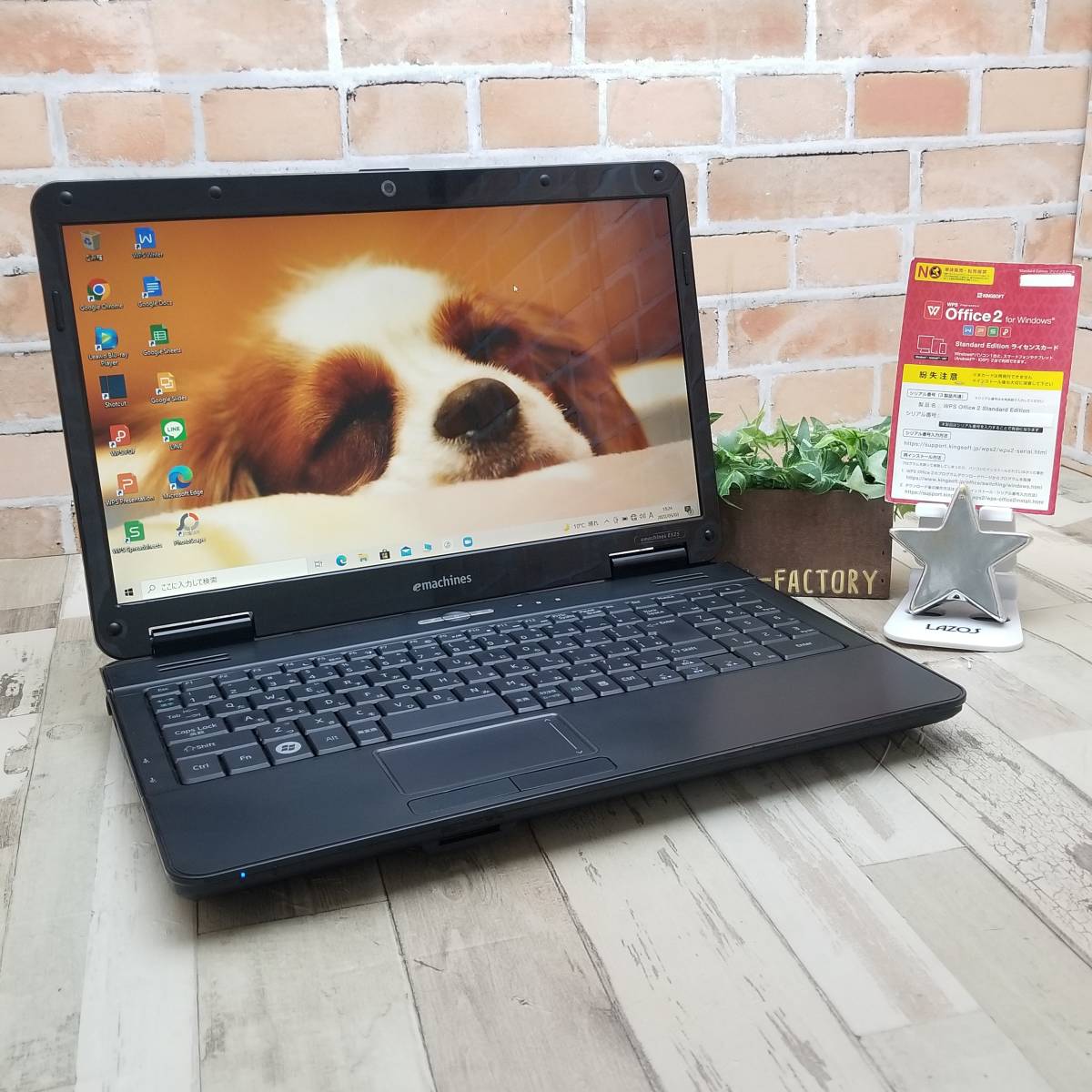 eMachines EL1360-H12D AMD E-350 1.6GHz 4GB メモリ 160GB HDD DVD作成 最新Win10 ...