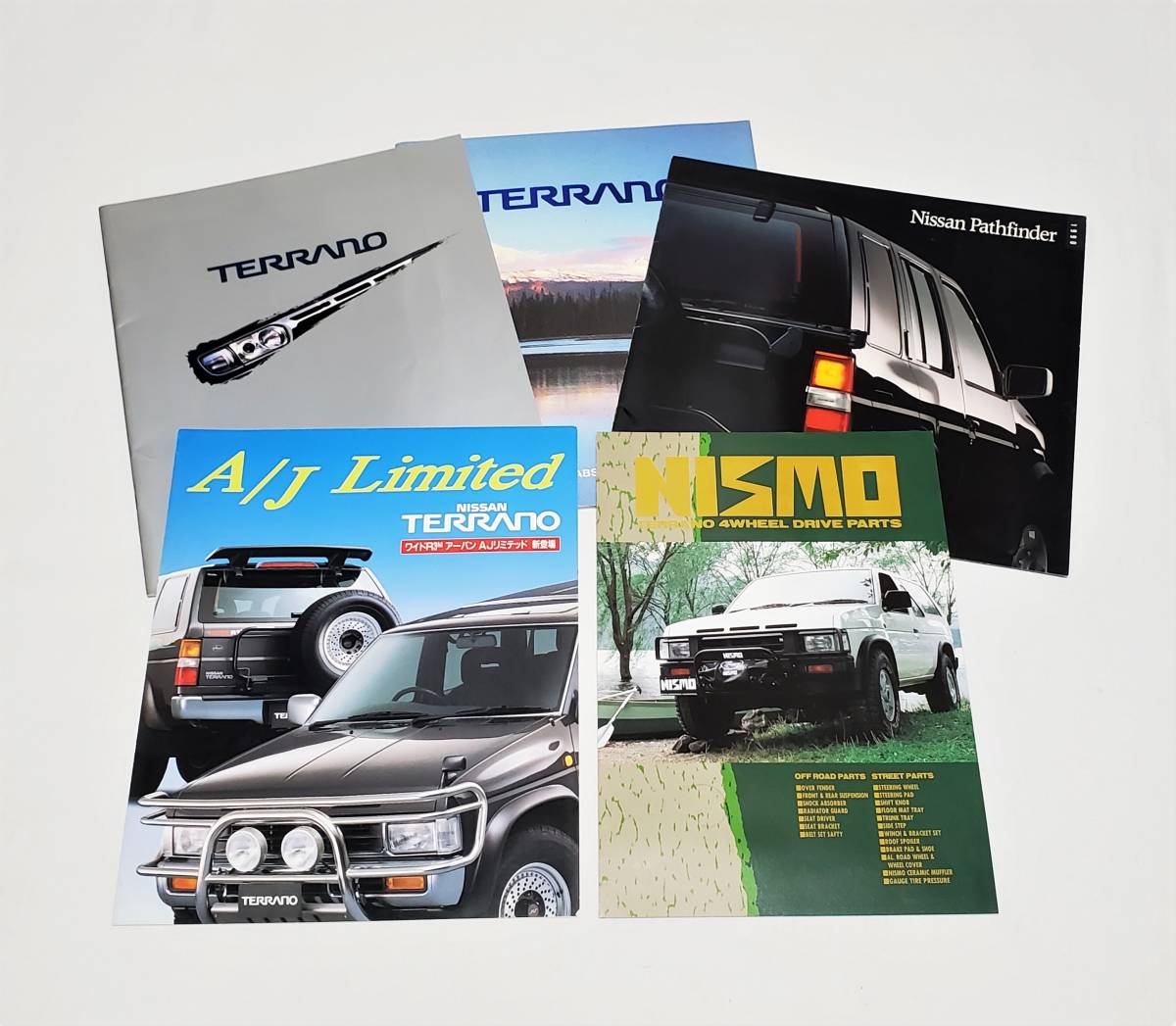 【やや傷や汚れあり】5冊 日産 テラノ カタログ ニスモ Terrano WD21 オーテック A/J リミテッド USDM ...
