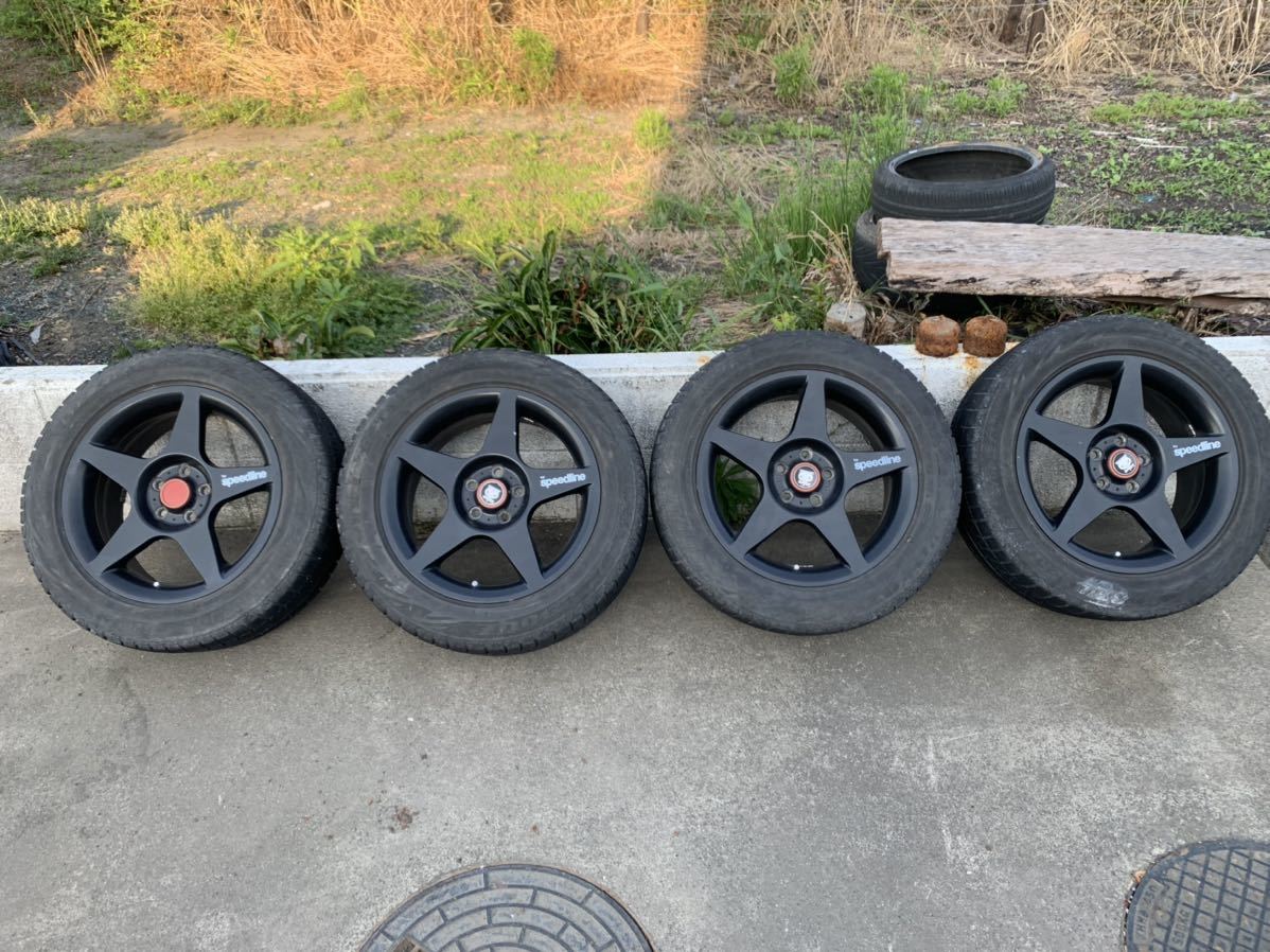 【未使用】送料無料 SPEEDLINE CORSE ALLOY WHEEL GOLD CENTRE CAP スピードライン センターキャップ ...