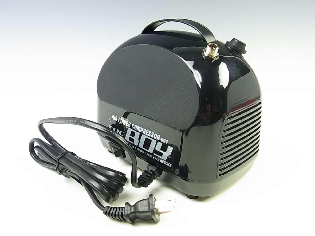 【未使用】 未使用 エアテックス リッチペン エアパワーコンプレッサ THE BOY エアブラシ APOLLO アポロ APC-004 ...