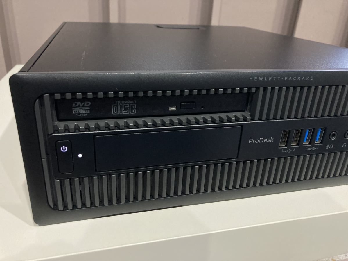 【やや傷や汚れあり】HP ProDesk 600 G1 SFF デスクトップPC Core i5 通電OK eject反応OK 詳細未確認 ...