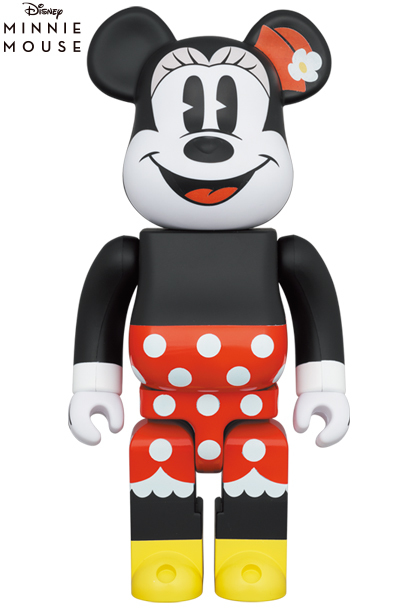 【未使用】新品 BE@RBRICK MINNIE MOUSE 1000％ MEDICOM TOY ベアブリック kaws カウズ ...