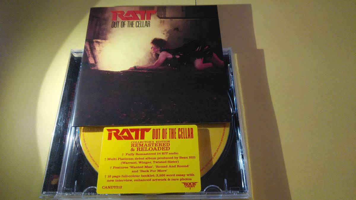 【やや傷や汚れあり】Out Of The Cellar：RATT ラット Rock Candyリマスター ～ LAメタルの落札情報詳細 ...