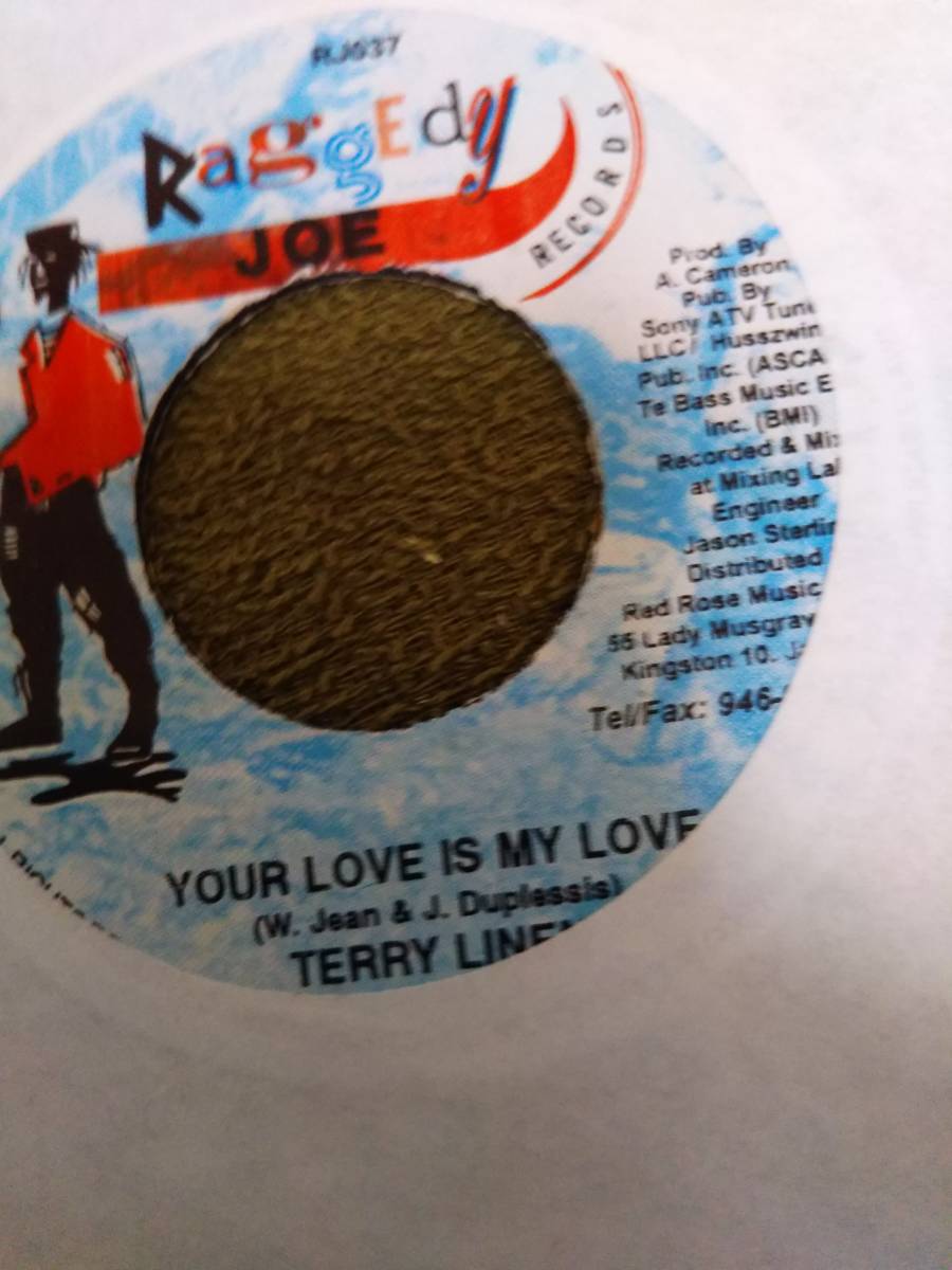 【未使用に近い】Terry Linen Big Tune Your Love Is My Love 7inch from Raggedy ...
