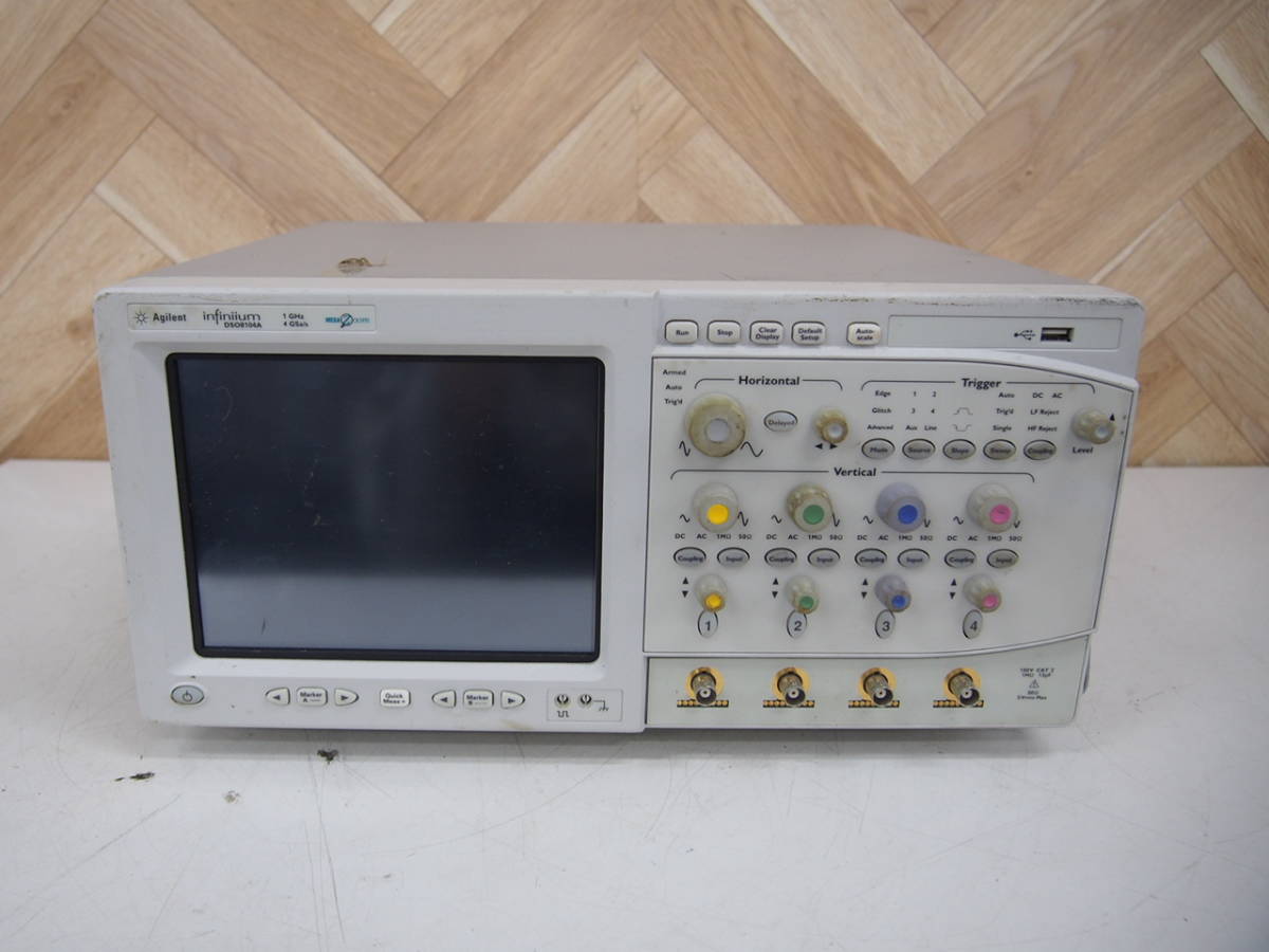 【傷や汚れあり】☆【1K0713-22】 Agilent アジレント infiniium 1GHz 4GSa/s DSO8104A ジャンクの ...