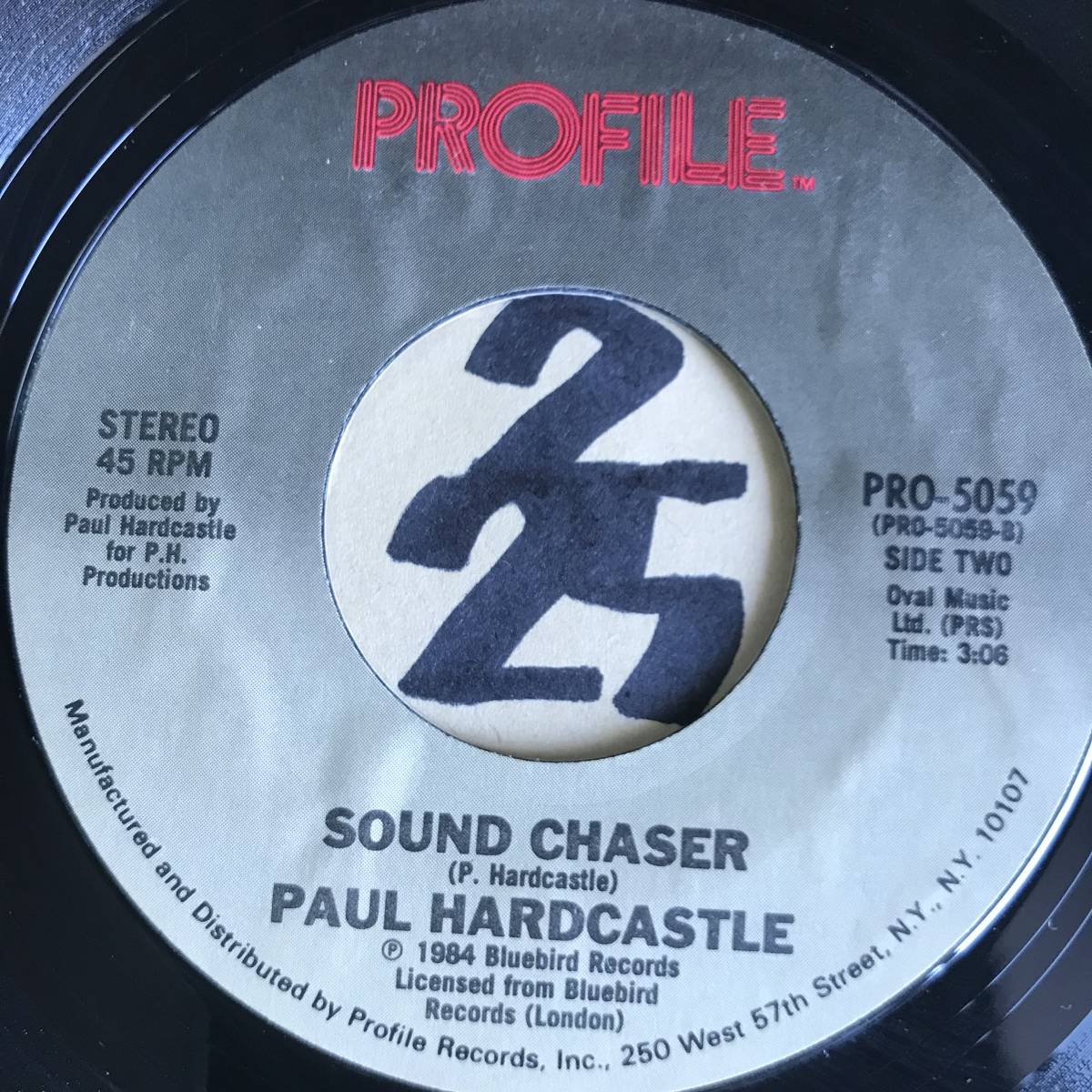 【目立った傷や汚れなし】試聴 PAUL HARDCASTLE RAIN FOREST / SOUND CHASER 両面EX+ 使い勝手の良い ...