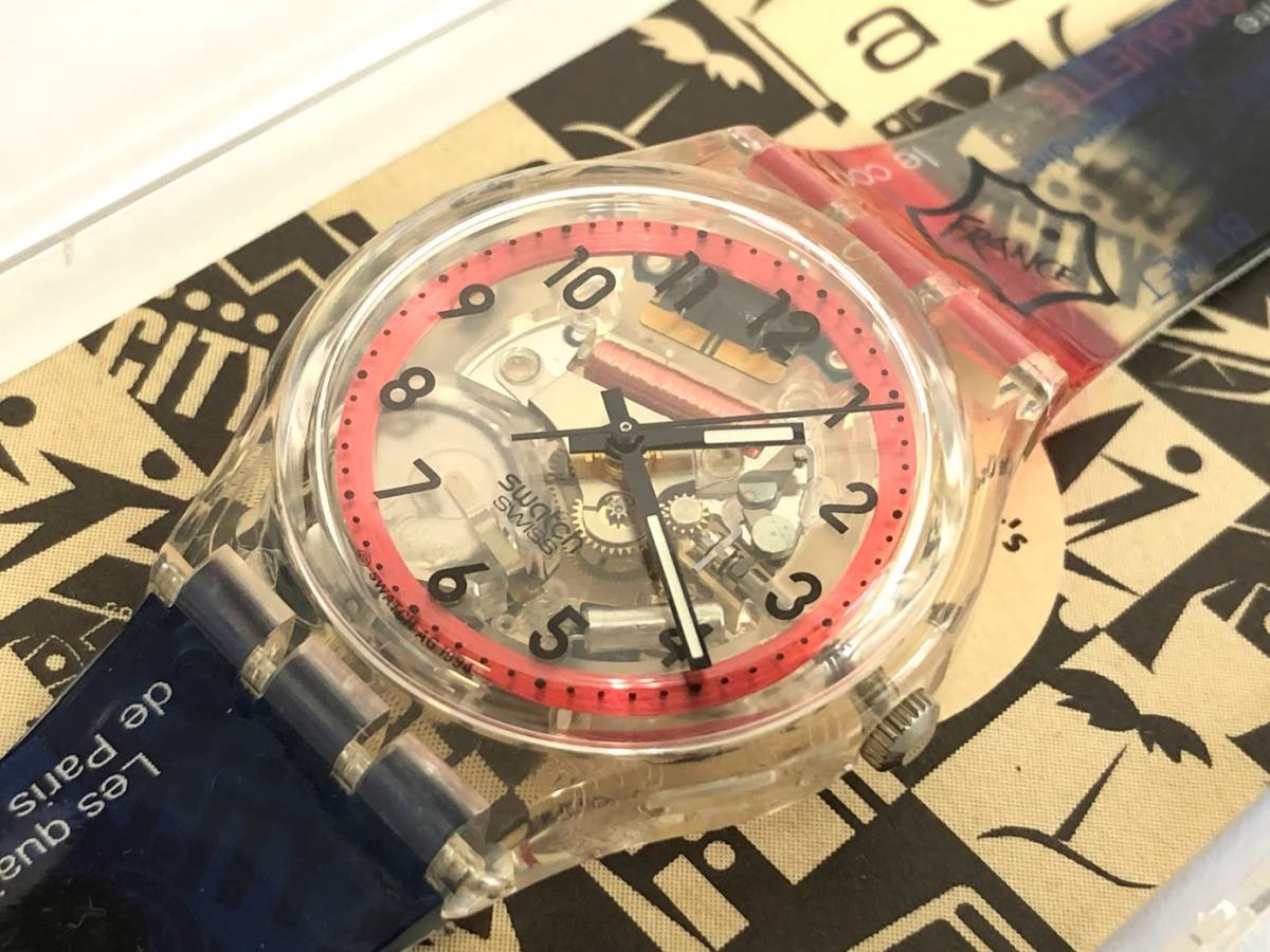 Swatch アクセス スキーパス、スクーバ2本セット 蛇腹ベルト付き スウォッチ ジャバラ 伸縮バンド KeyWatch ACCESS ...