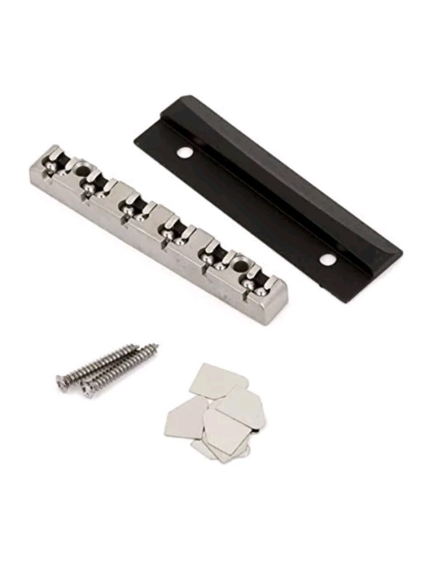 【未使用】Genuine Fender LSR Roller Chrome Guitar Neck String Nut with ...