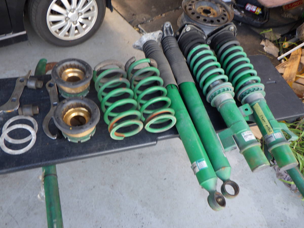 【傷や汚れあり】000868 即決！ CCEFW ビアンテ TEIN 車高調 ジャンク品 ストラット ショック スプリング の落札情報詳細| ヤフオク落札価格情報 オークフリー