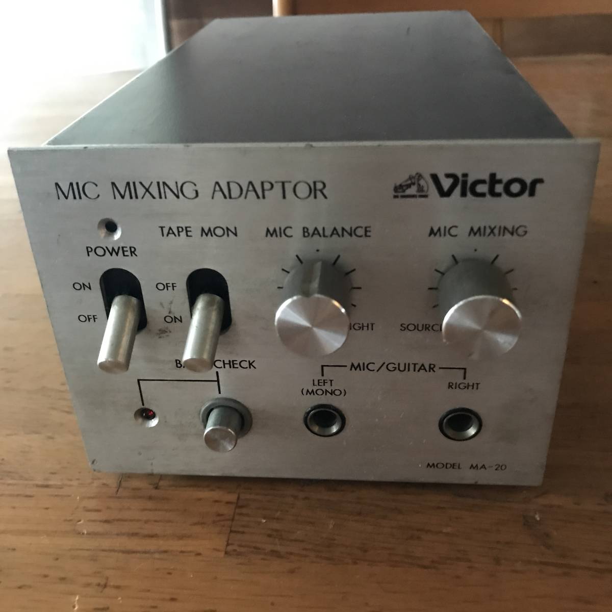 【全体的に状態が悪い】 VICTOR MA-20 MIC MIXING ADAPTOR ジャンクの落札情報詳細 - ヤフオク落札価格検索 オークフリー