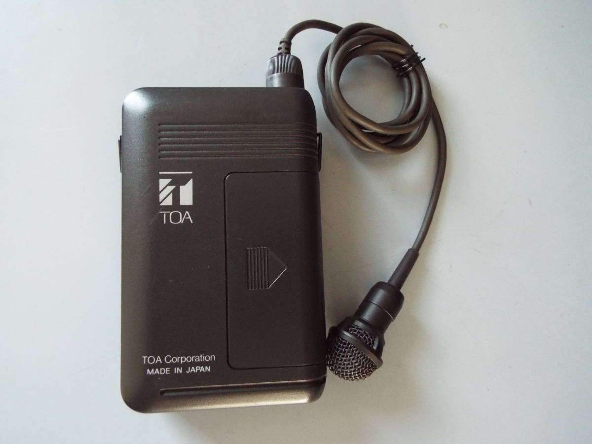 【やや傷や汚れあり】TOA ワイヤレスマイク WM-1300 動作確認済み の落札情報詳細| ヤフオク落札価格情報 オークフリー