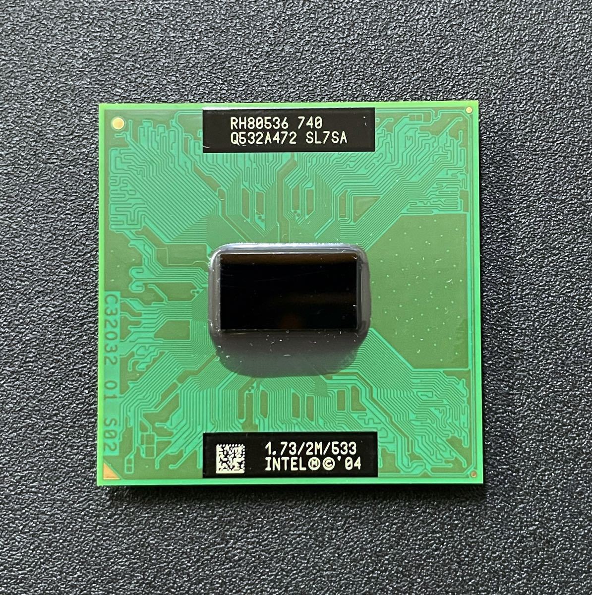 【目立った傷や汚れなし】PCS-034 CPU Intel Pentium M Processor 740/1.73GHz/2M/533Mhz ...