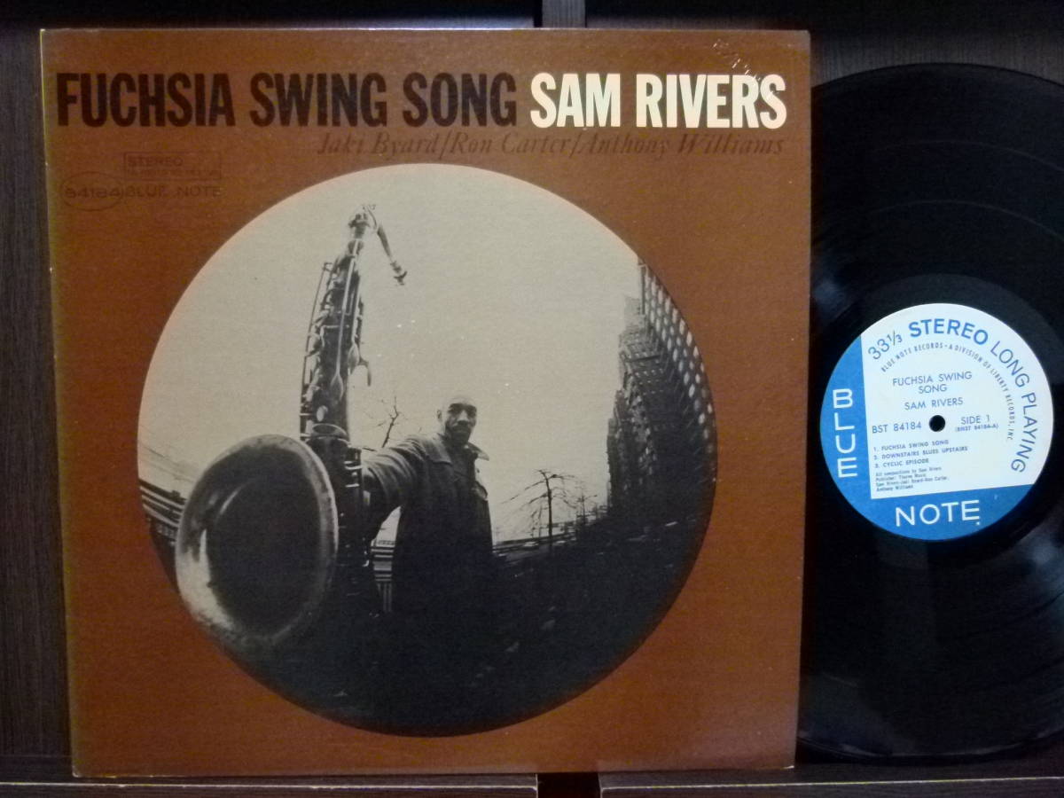 【目立った傷や汚れなし】LP★ Sam Rivers / Fuchsia Swing Song 直輸入1966年US盤 希少 帯付 シュリンク ...