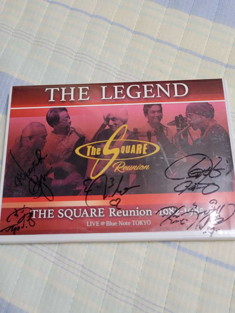 【やや傷や汚れあり】メンバー直筆サイン入り”THE LEGEND”／THE SQUARE Reunion -1982-1985- LIVE ...