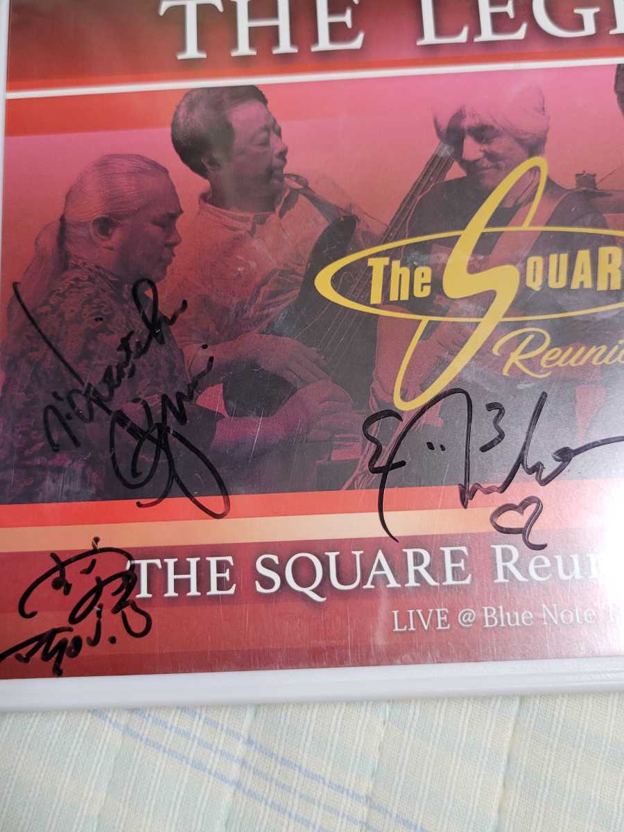 【やや傷や汚れあり】メンバー直筆サイン入り”THE LEGEND”／THE SQUARE Reunion -1982-1985- LIVE ...