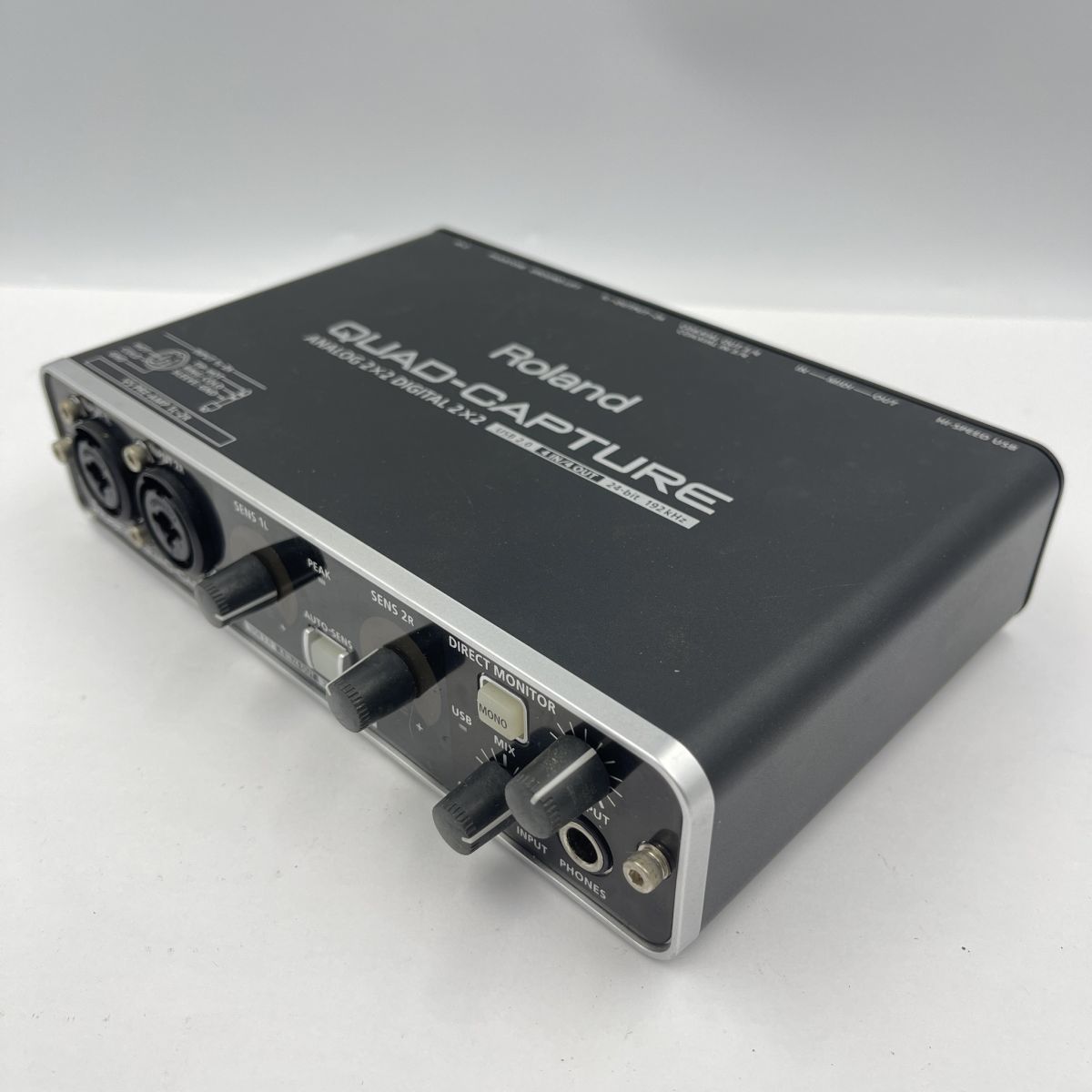 【傷や汚れあり】Z151-I34-2630 Roland ローランド QUAD-CAPTURE オーディオ インターフェース USB20 ...