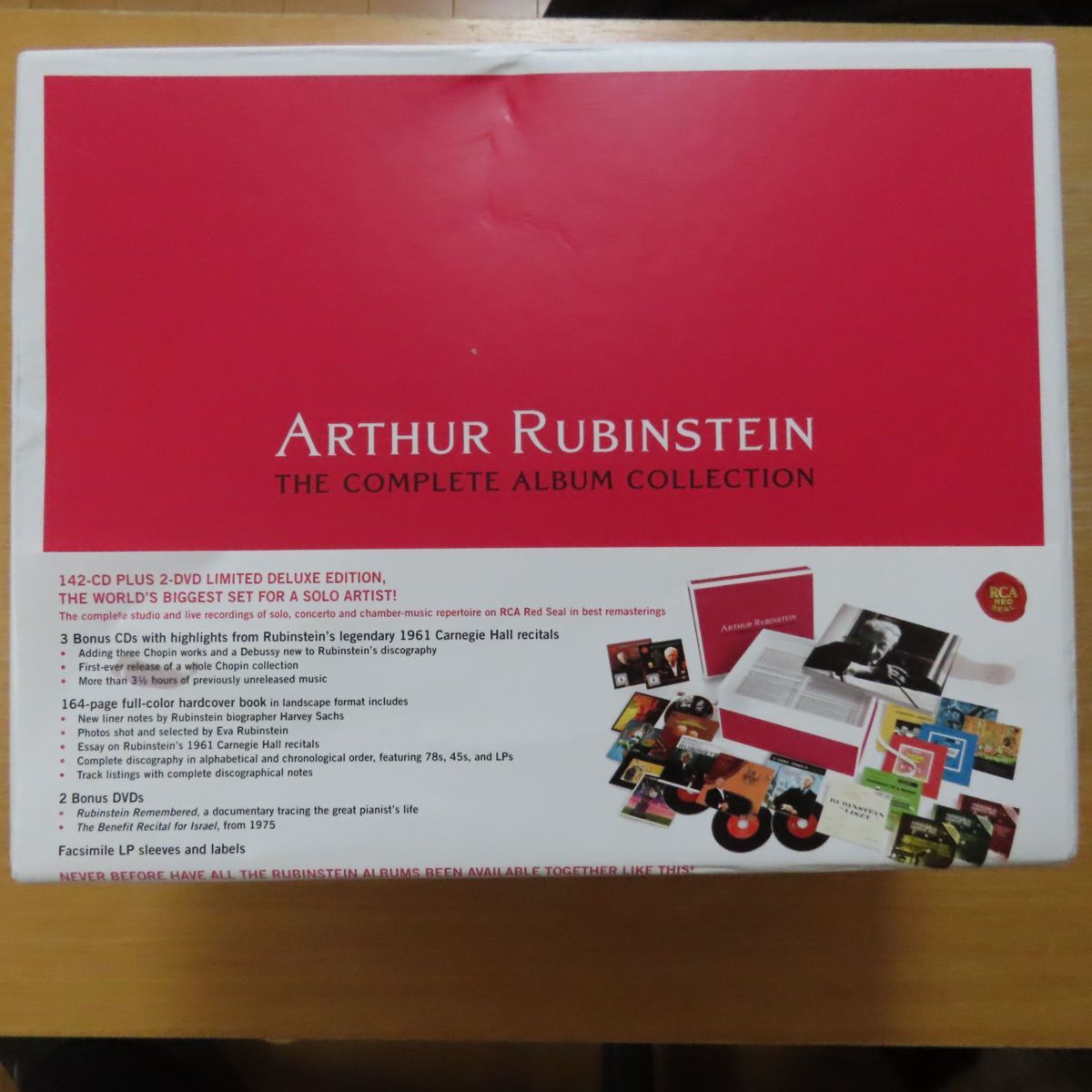 【やや傷や汚れあり】34066379;【139CD+3BonusCD+2DVDBOX】ルービンシュタイン / Arthur ...