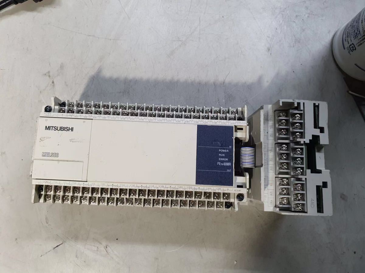 【傷や汚れあり】D828 MITSUBISHI 三菱 FX1N-60MR+FX2N-4AD プログラマブルコントローラー シーケンサー の落札 ...