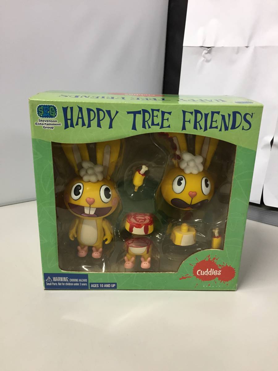 【未使用】 Happy Tree Friends ハッピーツリーフレンズ アクションフィギュア カドルス Cuddles SEG 【22 ...
