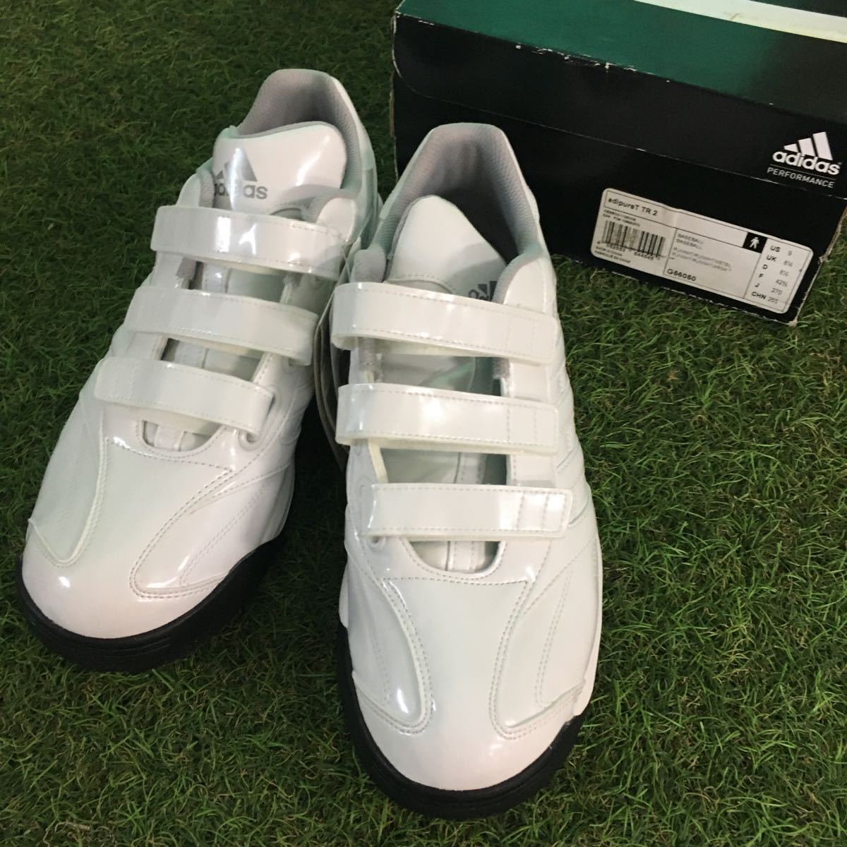 【未使用】OK001 new adidas アディダス adipureT TR2 G56050 トレーニングシューズ 26.5cm 野球 ...