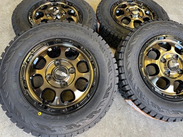 【未使用】4本セット MADCROSS GRACE マッドクロス 12X4.00B 4/100 43 ブロンズ トーヨー オープンカントリー ...