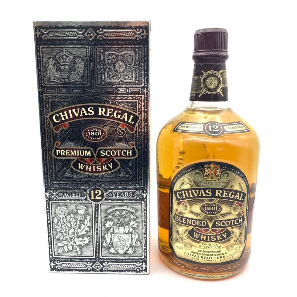 【未使用】【未開栓】 CHIVAS REGAL シーバスリーガル 1801 PREMIUM SCOTCH WHISKY スコッチウイスキー 12年 1.75L 1750ml 43% 箱付きの ...