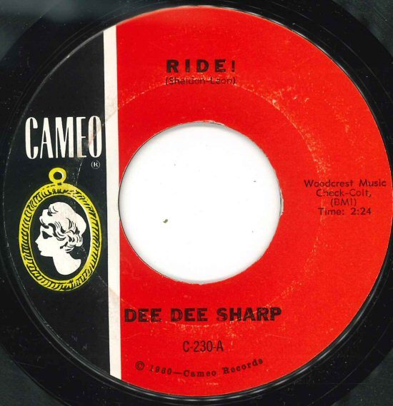 【目立った傷や汚れなし】★7ep「DEE DEE SHARP RIDE c/w THE NIGHT」1960年 米オリジナル！CAMEO ...