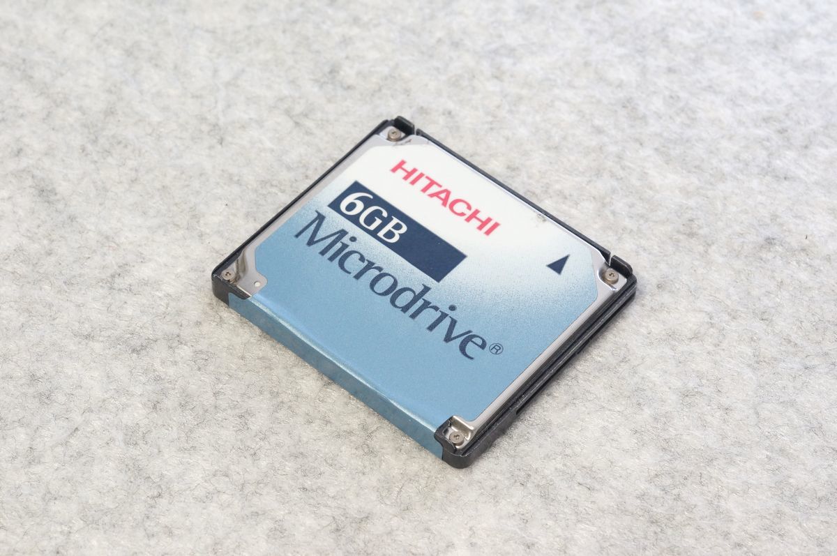 【やや傷や汚れあり】HITACHI Microdrive 6GB 中古・確認済みの落札情報詳細 - ヤフオク落札価格検索 オークフリー