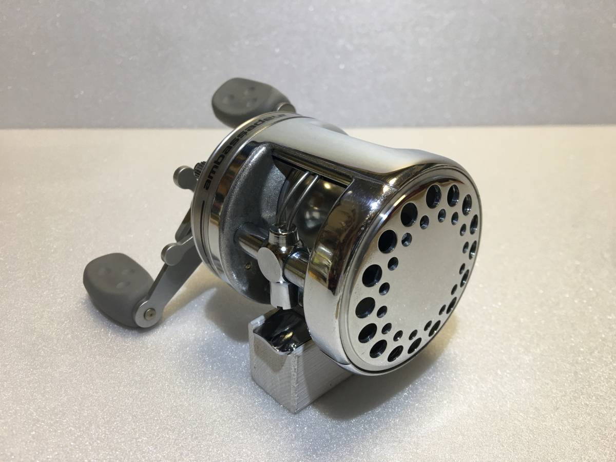 【やや傷や汚れあり】ABU アブ SM 1600C 8BB仕様 鏡面仕上げ スペアスプール付（ S BM シルバー プロ マックス モラム SX 1601 3600 3601 REVO レボ ...