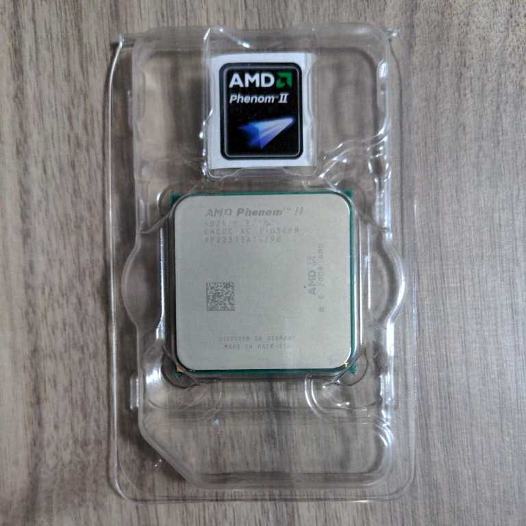 【目立った傷や汚れなし】【美品】Socket AM3 Phenom II X4 970 4コア 3.5GHz BOX CPUクーラー未使用の ...