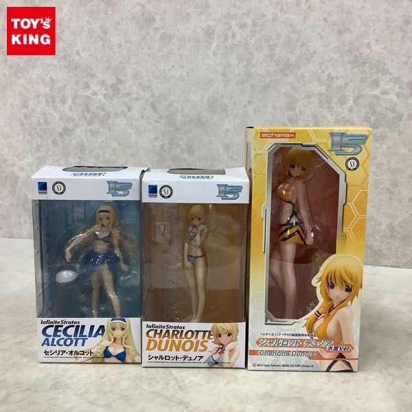 【未使用に近い】1円〜 未開封 alphamax IS インフィニット・ストラトス 1/7 シャルロット 水着ver、wave BEACH QUEENS 1/10 セシリア、シャルロットの落札 ...
