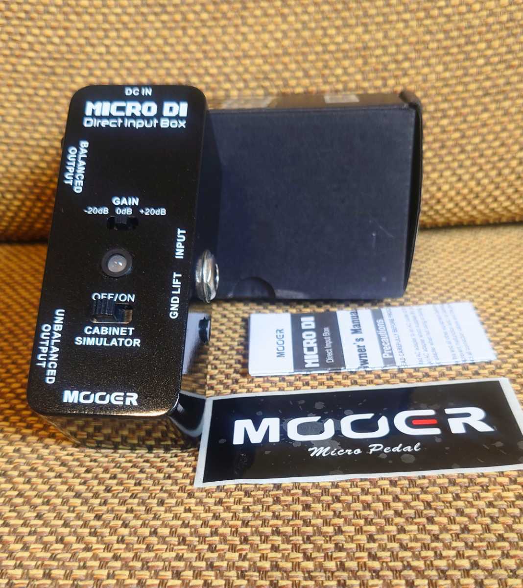 【未使用に近い】ほぼ未使用 MOOER Micro DIの落札情報詳細 - ヤフオク落札価格検索 オークフリー