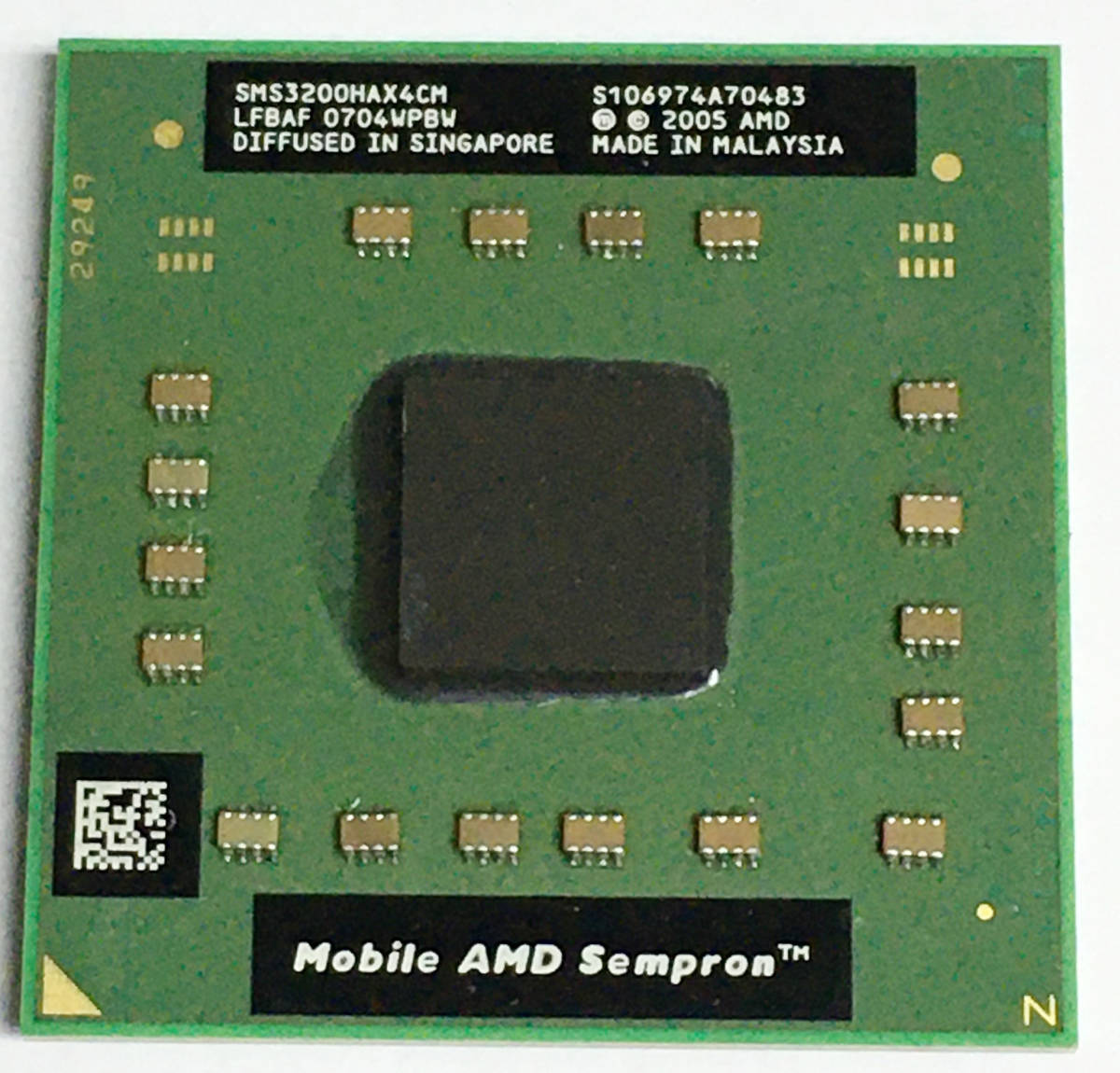【やや傷や汚れあり】【中古パーツ】【CPU】複数可 まとめ買いと送料がお得!!AMD Mobile Sempron 3200+ 1.6GHz ...