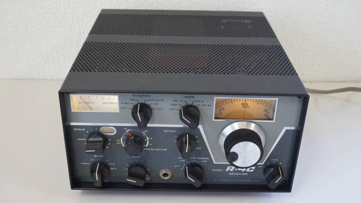 【やや傷や汚れあり】DRAKE RECEIVER ドレーク 受信機 レシーバー R-4Cの落札情報詳細 - Yahoo!オークション落札価格 ...