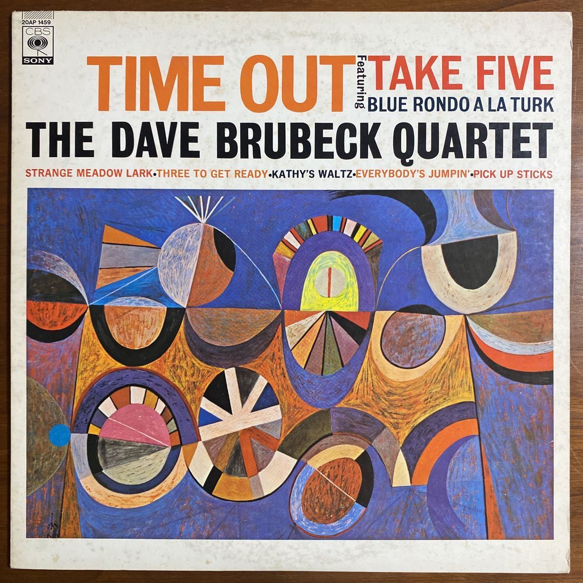 【やや傷や汚れあり】国内盤 LP TIME OUT / THE DAVE BRUBECK QUARTET デイヴ・ブルーベック TAKE ...