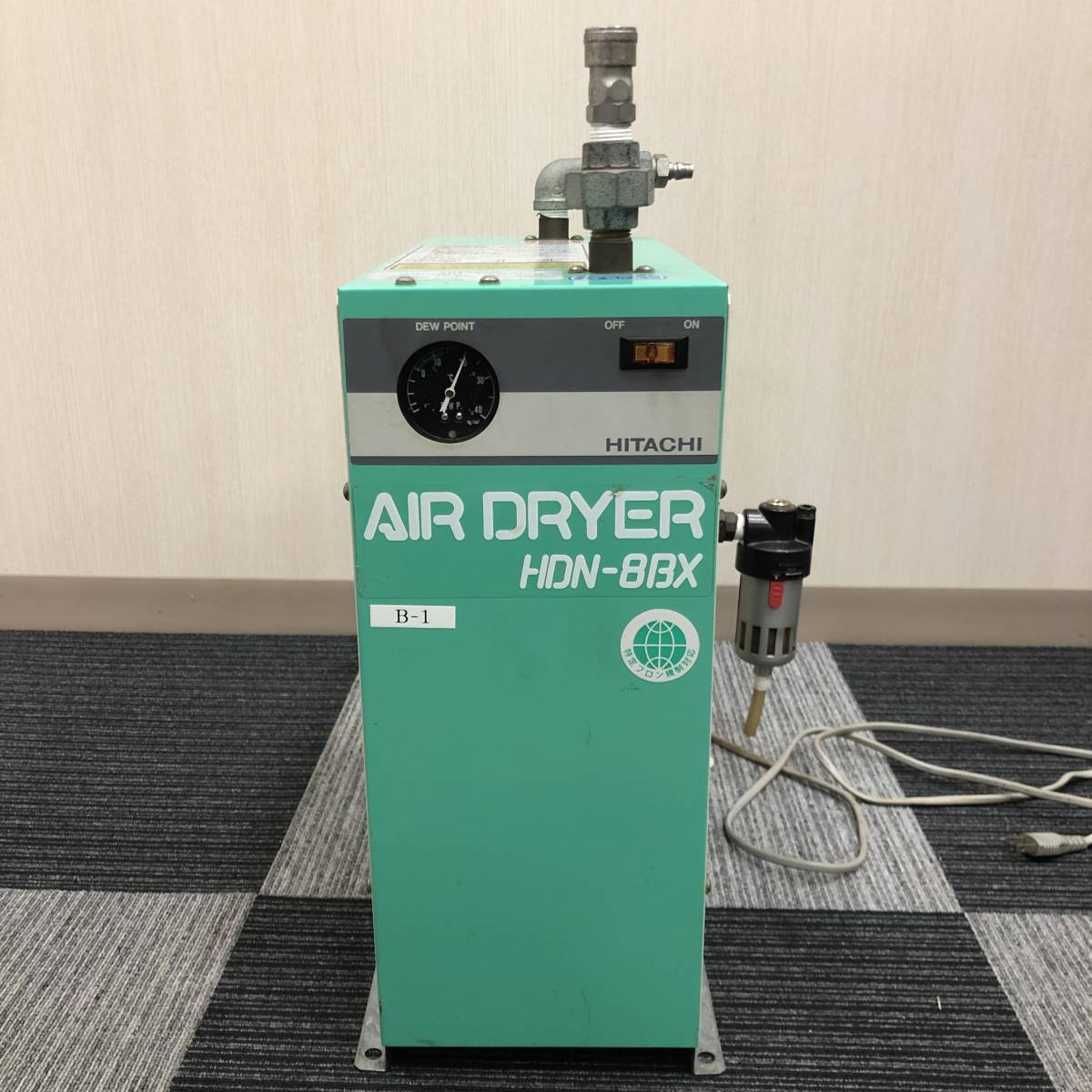 【傷や汚れあり】hitachi 日立 冷凍式エアードライヤー Hdn 8bx 100v 中古品 ジャンク扱い の落札情報詳細 ヤフオク落札