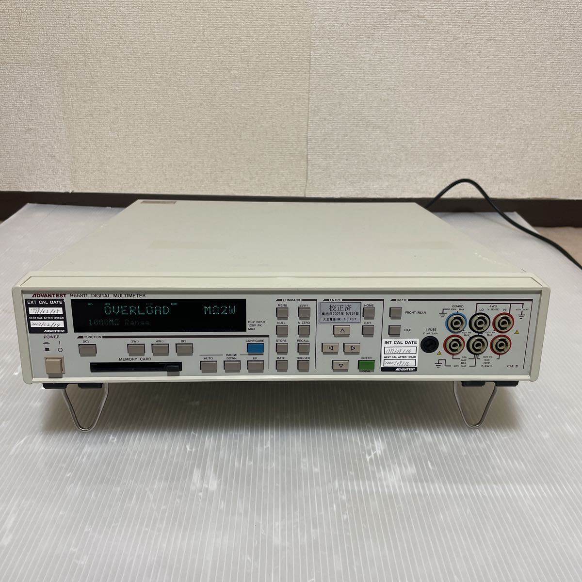 【やや傷や汚れあり】Advantest R6581T の落札情報詳細| ヤフオク落札価格情報 オークフリー