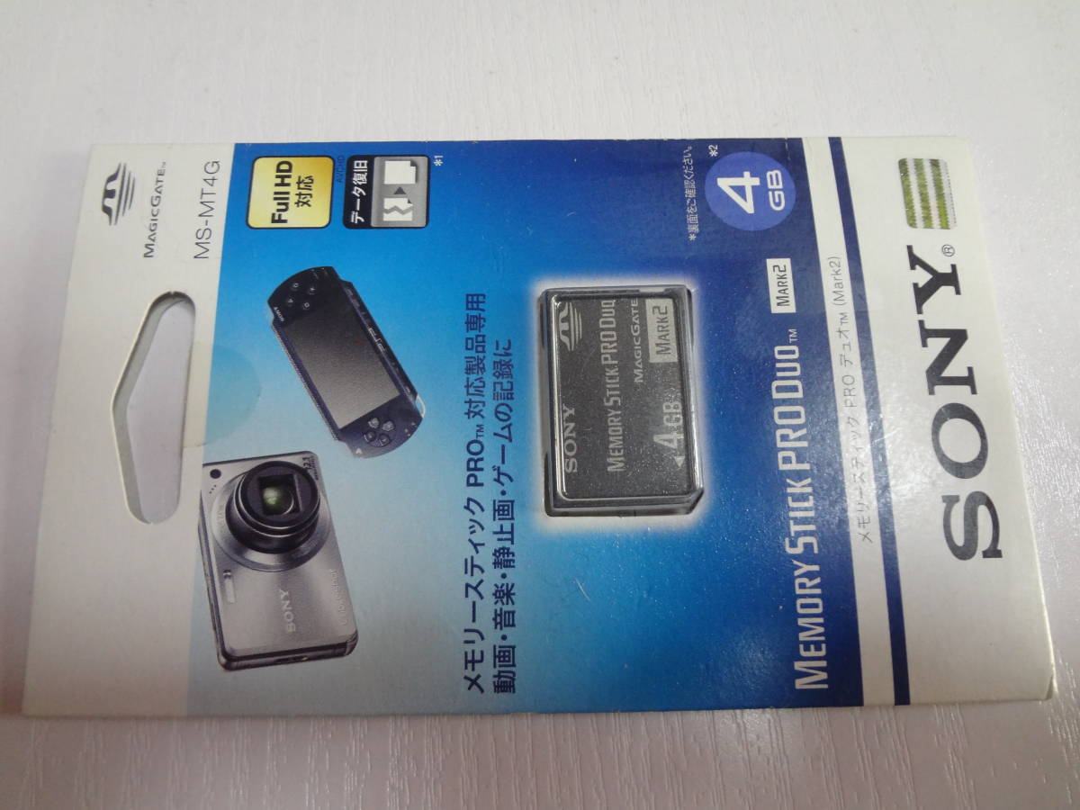 【未使用】メモリースティック プロ デュオ memory stick pro duo mark2 SONY MS-MTシリーズ MS-MT4G ...