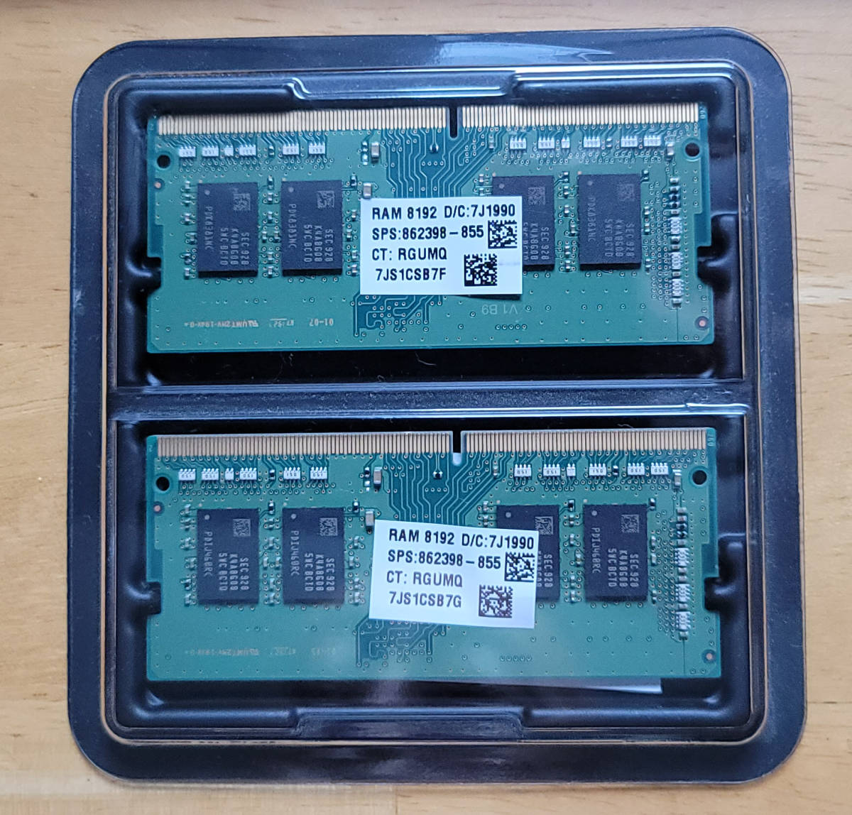 【目立った傷や汚れなし】SAMSUNG DDR4 SDRAM PC4-2666V (PC4-21333/PC4-21300) 4GB×2枚組=8GB の落札情報詳細| ヤフオク落札価格情報 ...