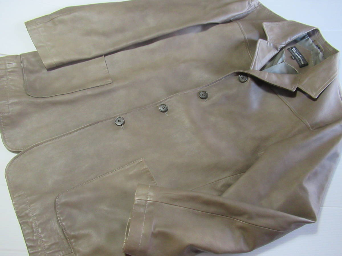 【目立った傷や汚れなし】ウィンドアーマーWIND ARMOR 柔らか本革レザージャケットグレー LLの落札情報詳細 - ヤフオク落札価格検索 オークフリー