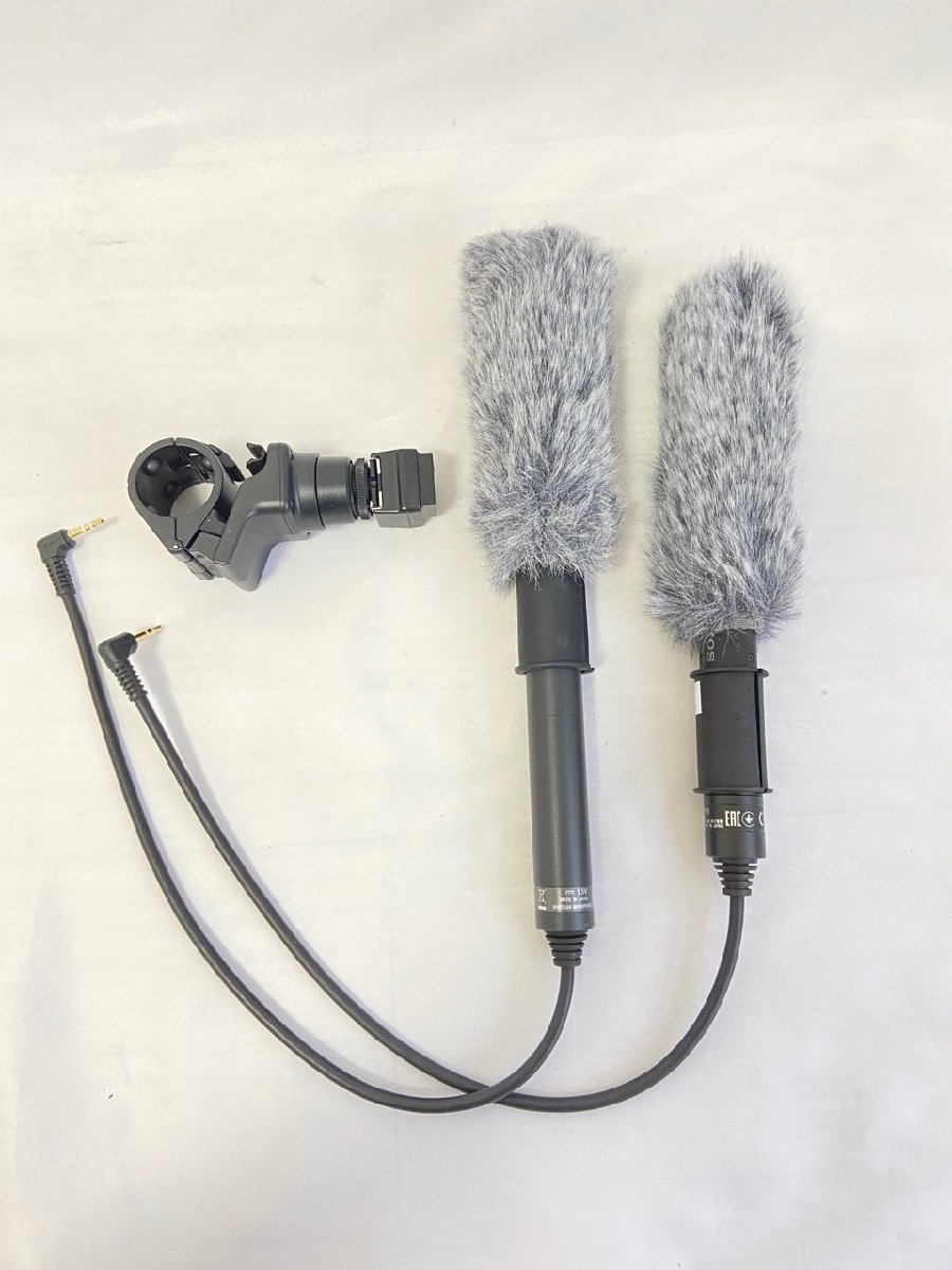 【目立った傷や汚れなし】SONY ソニー ショットガンマイクロホン ガンシューティングマイクロフォン ECM-CG60 ECM-CG50 ...
