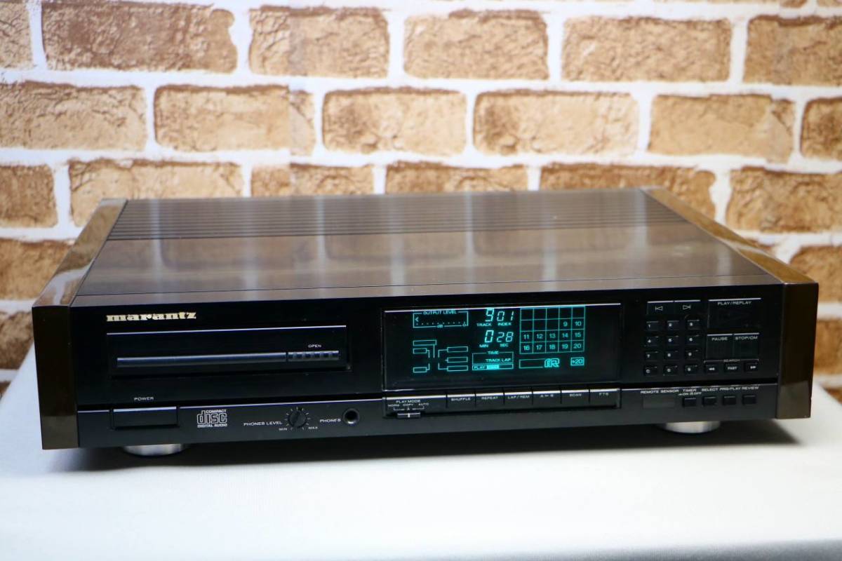 【やや傷や汚れあり】再生しましたが難あり 高音質 CDプレーヤー CD-34 スイングアームメカ (marantz マランツ) ジャンク ...
