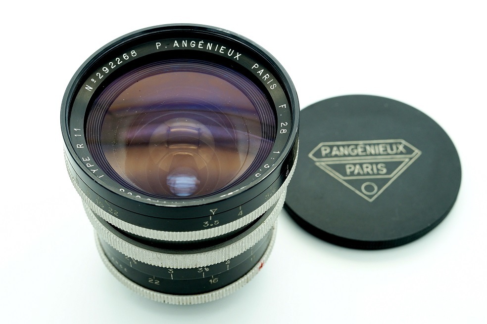 【やや傷や汚れあり】レンズ非常にきれい P Angenieux Paris 35mm f2.5 Retrofocus Type R1 アンジェ ...