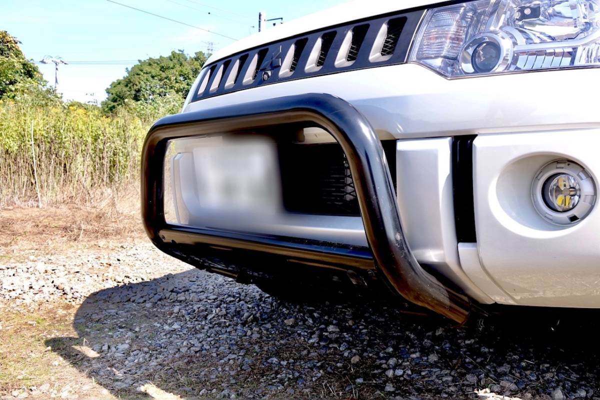 【未使用】再入荷 デリカ D:5 ブルバー フロント バンパーガード 黒 ガードバー D5 DELICA 三菱 前期 CV1W CV2W CV4W CV5W WINBOの落札情報詳細 ...