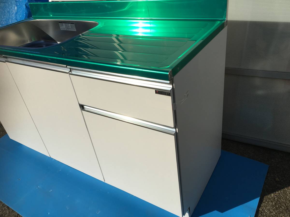 【未使用】未使用品 ★ MYSET/マイセット キッチン 内納仕様 流し台 M1-135S 左W 一槽流し台 訳あり の落札情報詳細| ヤフオク落札価格情報 オークフリー