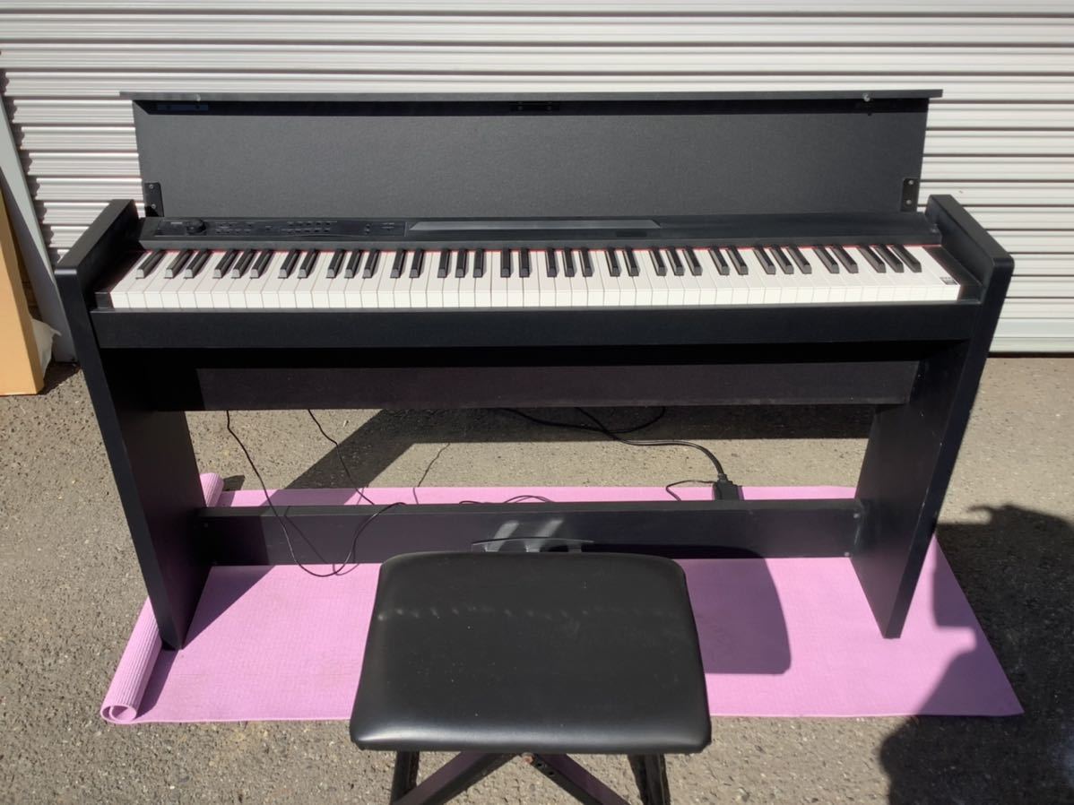 【傷や汚れあり】HR004-m 直接引取限定品 YAMAHA 電子ピアノ P-125 ヤマハ デジタルピアノ 2019年製 スタンド付き 動作 ...