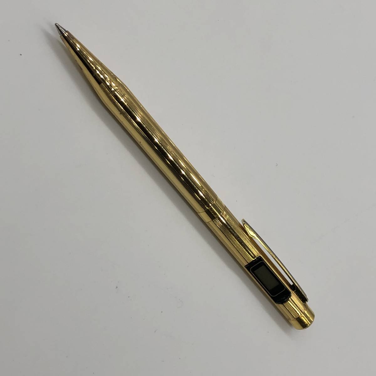 【やや傷や汚れあり】1円～【激レア】 ボールペン Busicom ビジコム デジタル時計 付きペン Digital Watch pen ...